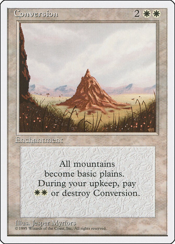 Conversion - Fourth Edition - Magic: The Gathering