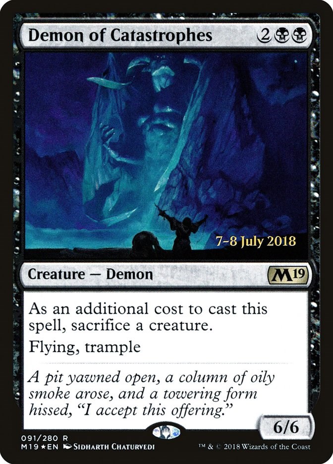 Demon of Catastrophes - Prerelease Cards - Magic: The Gathering