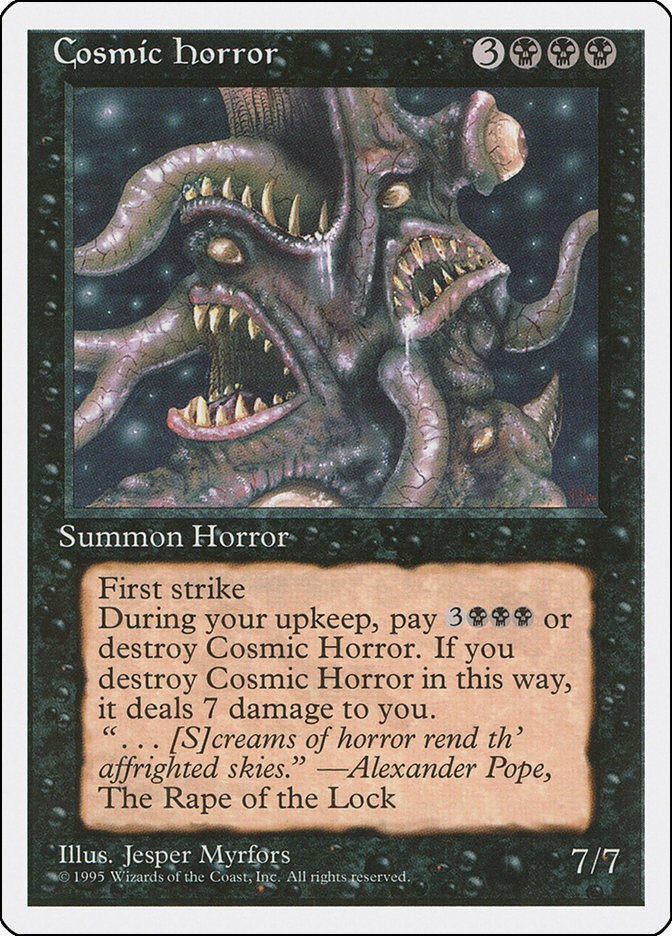 Cosmic Horror - Fourth Edition - Magic: The Gathering