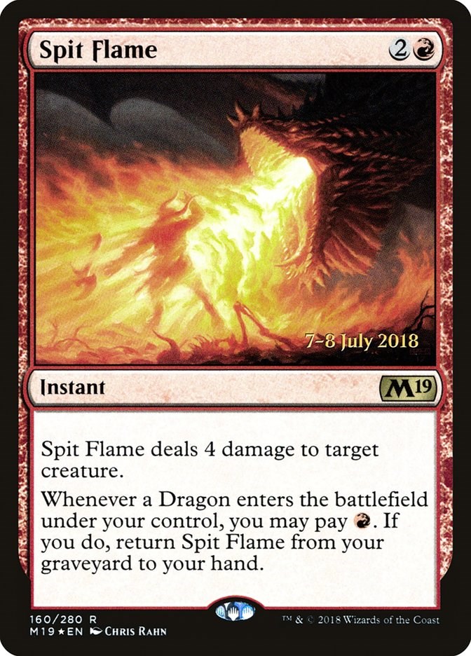 Spit Flame - Prerelease Cards - Magic: The Gathering
