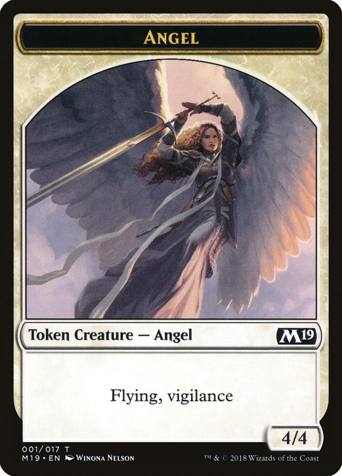 Angel Token - Core Set 2019 - Magic: The Gathering