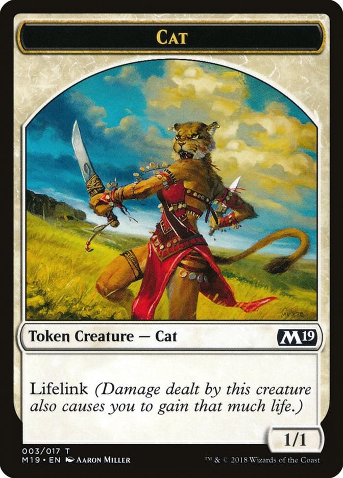 Cat Token - Core Set 2019 - Magic: The Gathering
