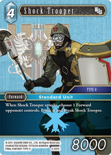 Shock Trooper - Opus VI - Final Fantasy TCG