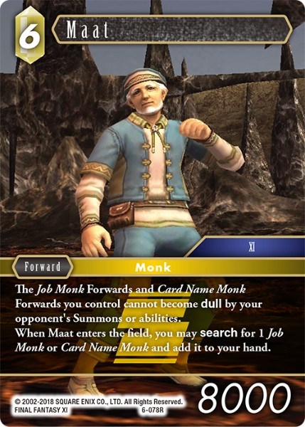 Maat - Opus VI - Final Fantasy TCG