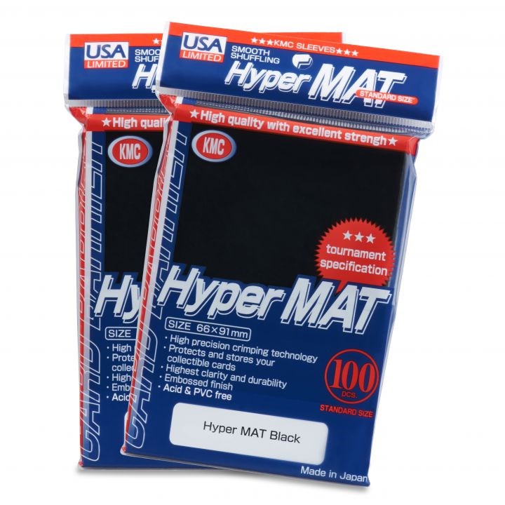 USA Limited KMC Card Barrier - Hyper Matte - Black (100-Pack) - KMC ...