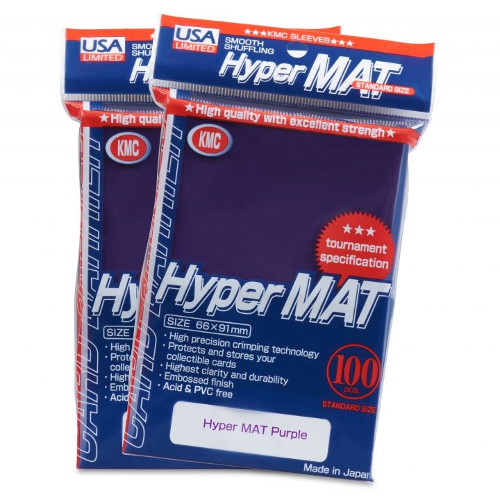 USA Limited KMC Card Barrier - Hyper Matte - Purple (100-Pack) - KMC ...