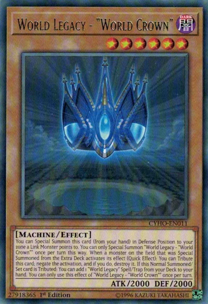 World Legacy - "World Crown" - Cybernetic Horizon - YuGiOh
