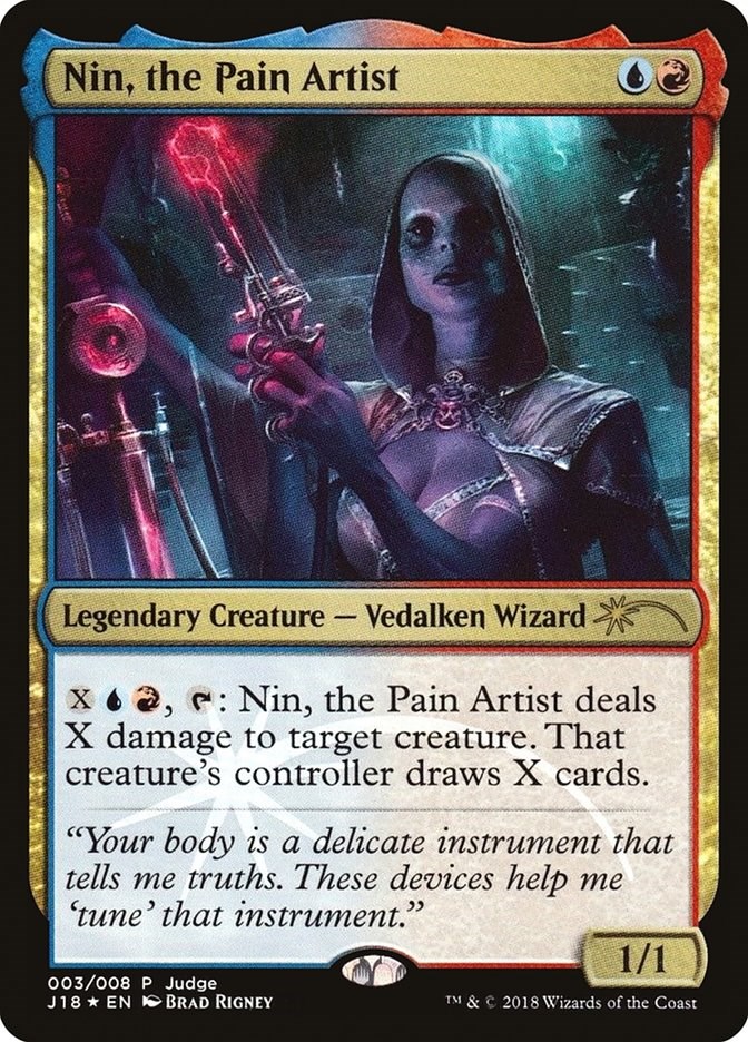 Nin, the Pain Artist - Judge Promos - Magic: The Gathering