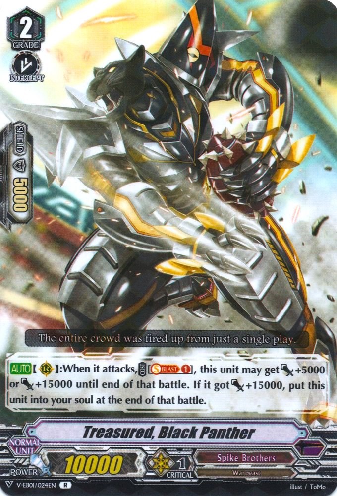 Treasured, Black Panther - V-EB01: The Destructive Roar - Cardfight ...