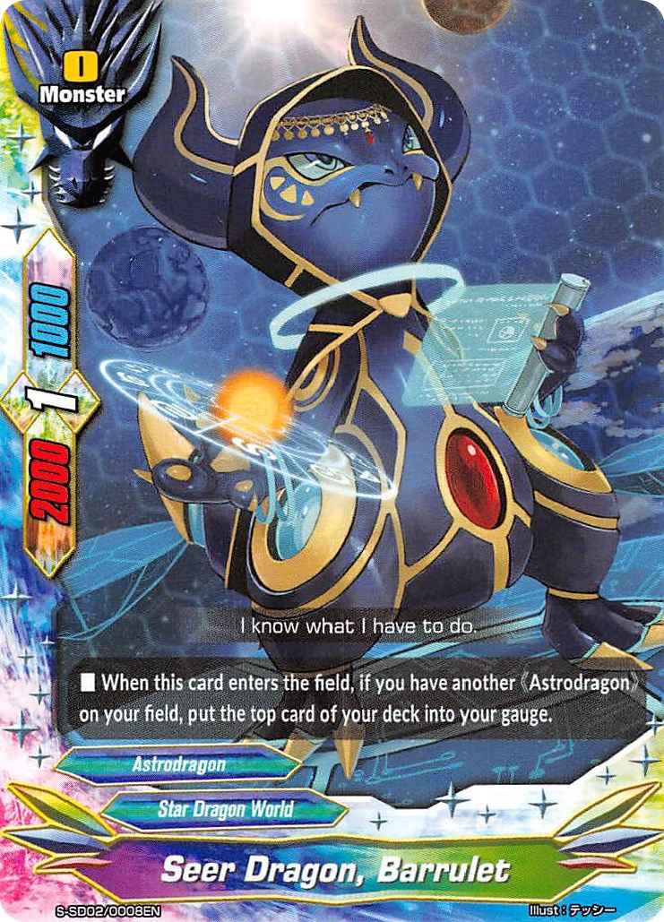 Seer Dragon, Barrulet - S-SD02: Triangulum Galaxy - Future Card BuddyFight