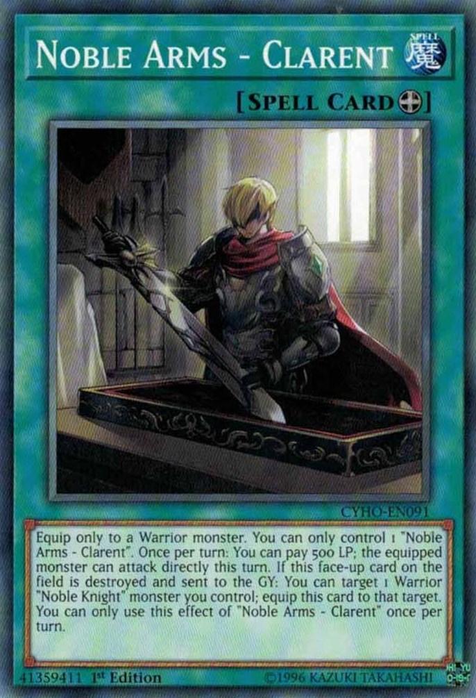 Noble Arms - Clarent - Cybernetic Horizon - YuGiOh
