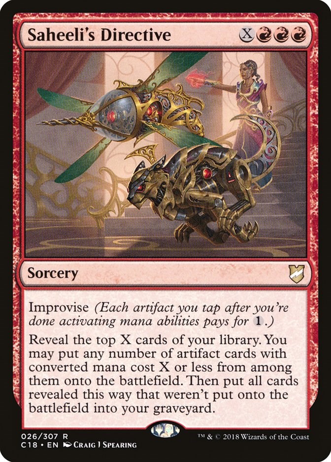 Saheeli's Directive - Commander 2018 - Magic: The Gathering
