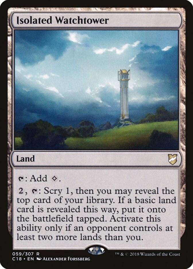 Isolated Watchtower - Commander 2018 - Magic: The Gathering