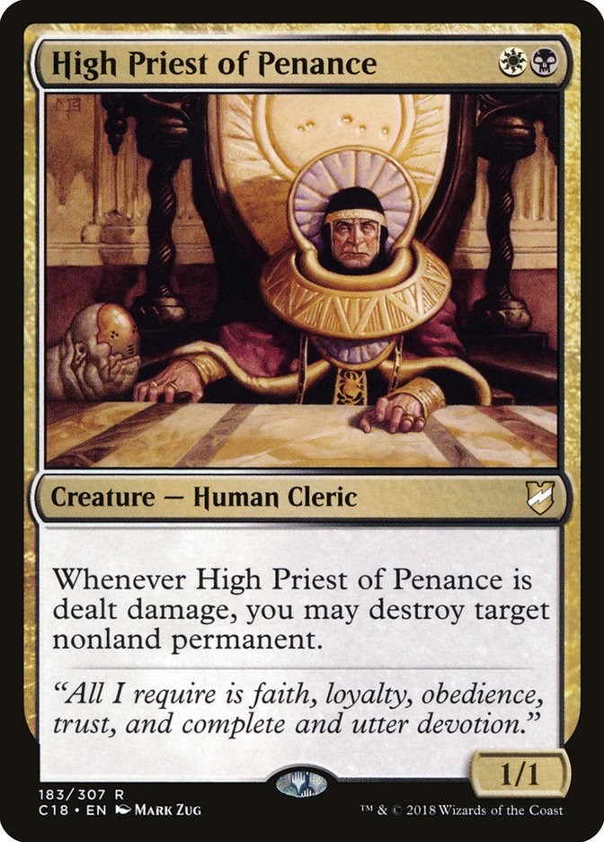 High Priest of Penance - Commander 2018 - Magic: The Gathering
