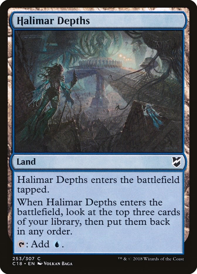 Halimar Depths - Commander 2018 - Magic: The Gathering