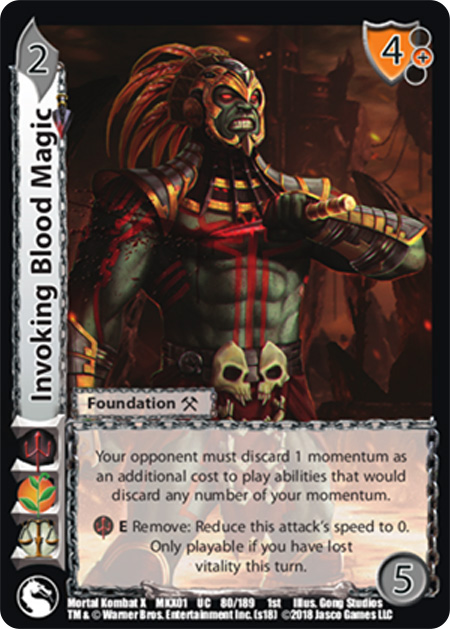 Invoking Blood Magic - Mortal Kombat X - UniVersus