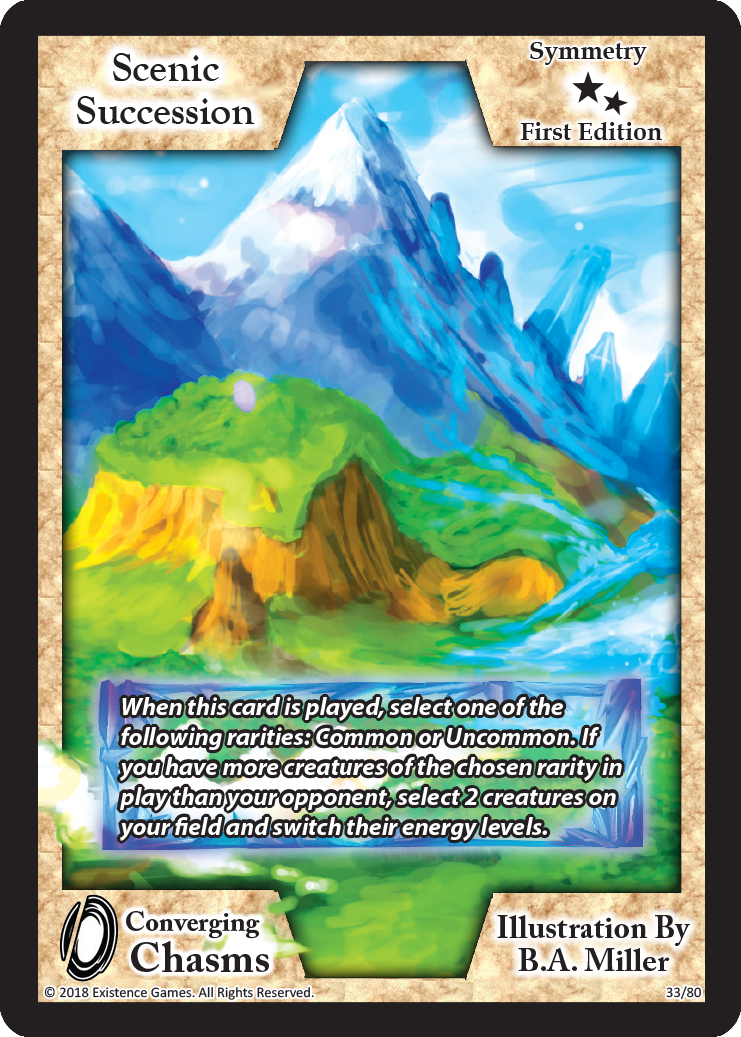 Scenic Succession - Converging Chasms - Exodus TCG