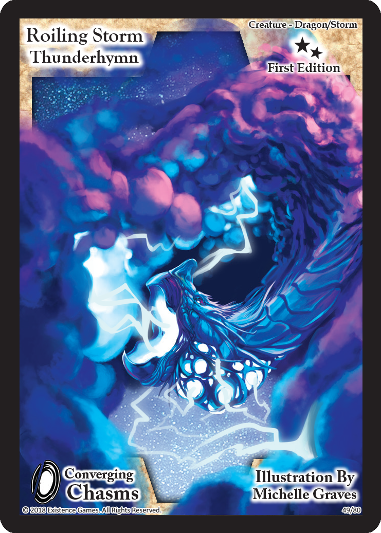 Roiling Storm Thunderhymn - Converging Chasms - Exodus TCG