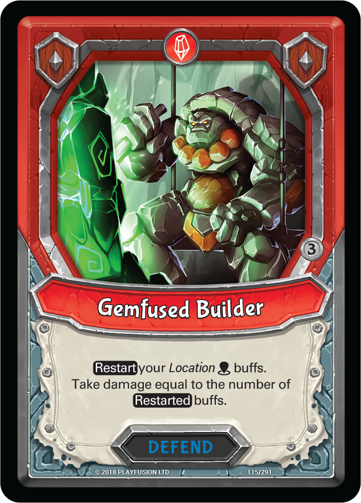 Gemfused Builder (Claimed) - Kindred - Lightseekers TCG