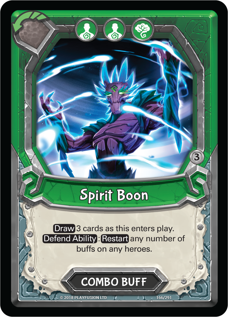Spirit Boon (Claimed) - Kindred - Lightseekers TCG
