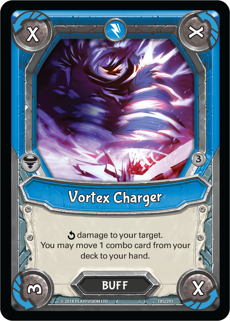 Vortex Charger (Claimed) - Kindred - Lightseekers TCG