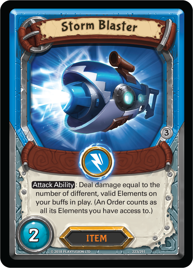 Storm Blaster (Unclaimed) - Kindred - Lightseekers TCG