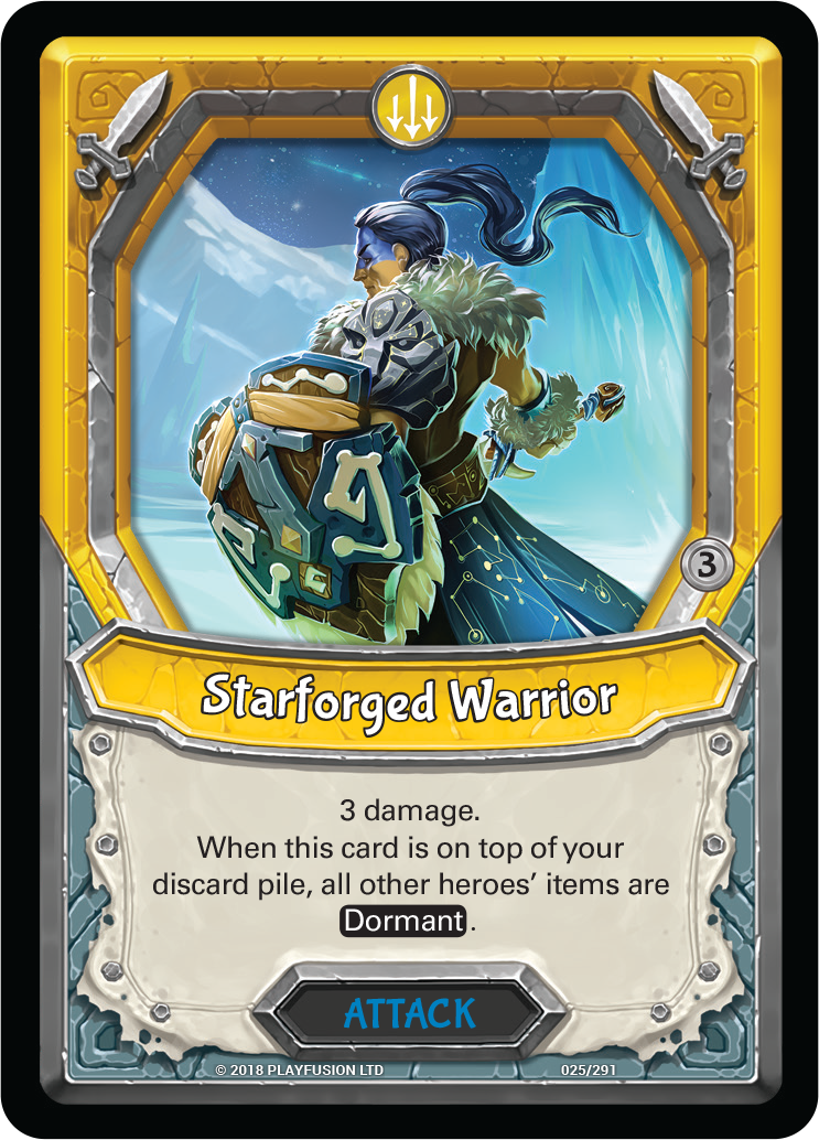 Starforged Warrior (Claimed) - Kindred - Lightseekers TCG