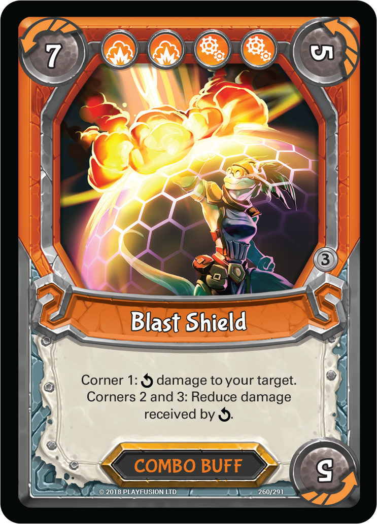 Blast Shield (Claimed) - Kindred - Lightseekers TCG