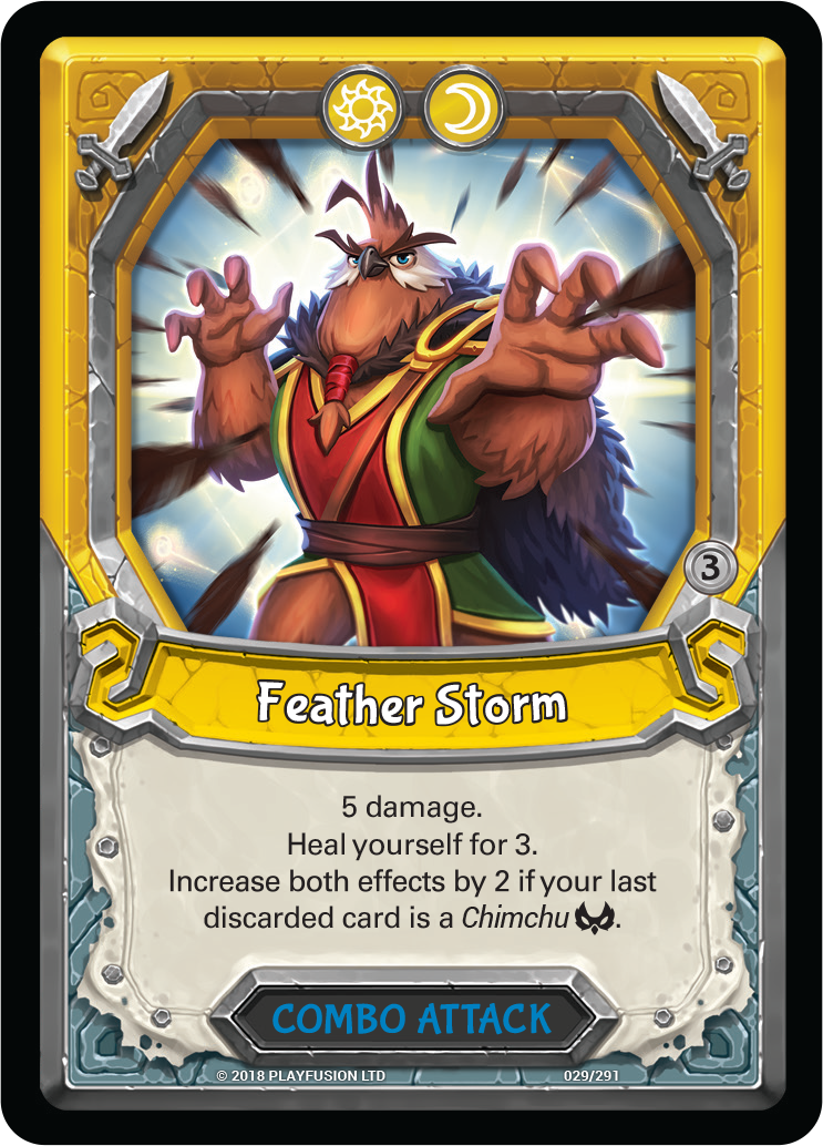 Feather Storm (Claimed) - Kindred - Lightseekers TCG