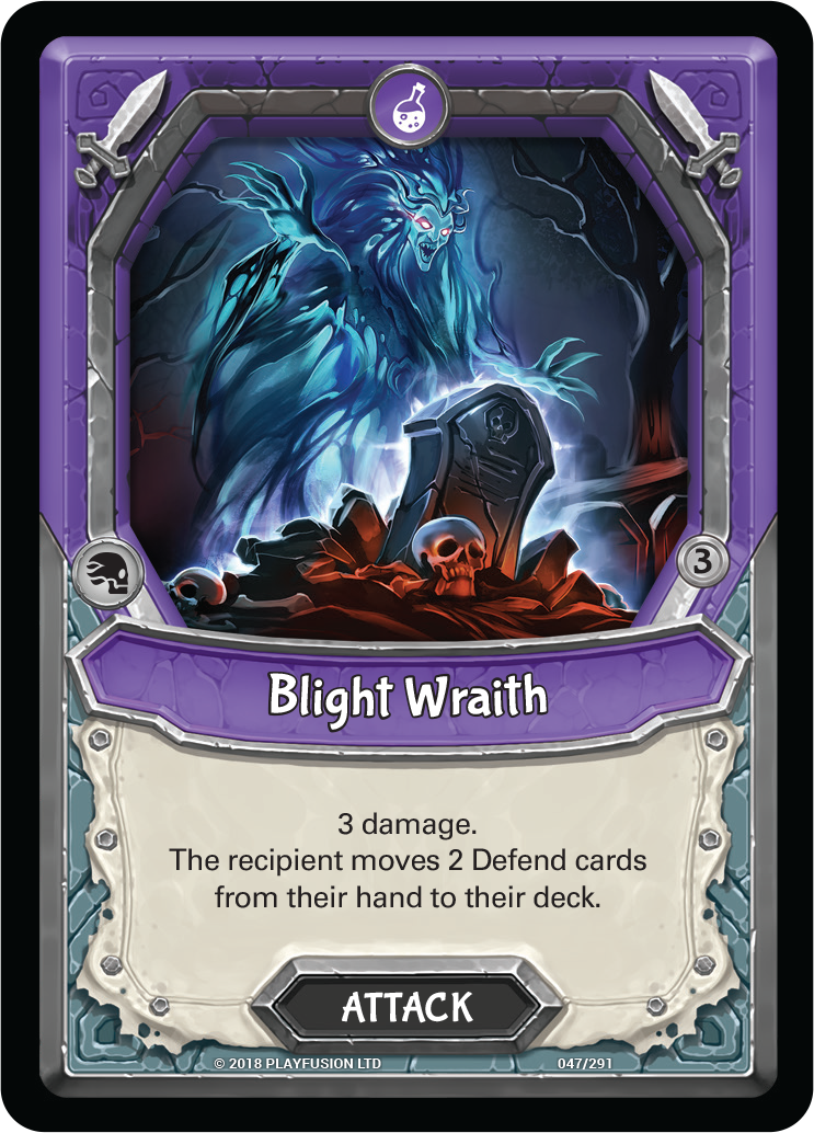 Blight Wraith (Claimed) - Kindred - Lightseekers TCG