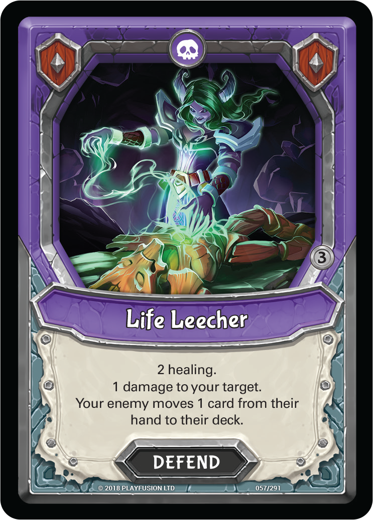Life Leecher (Claimed) - Kindred - Lightseekers TCG