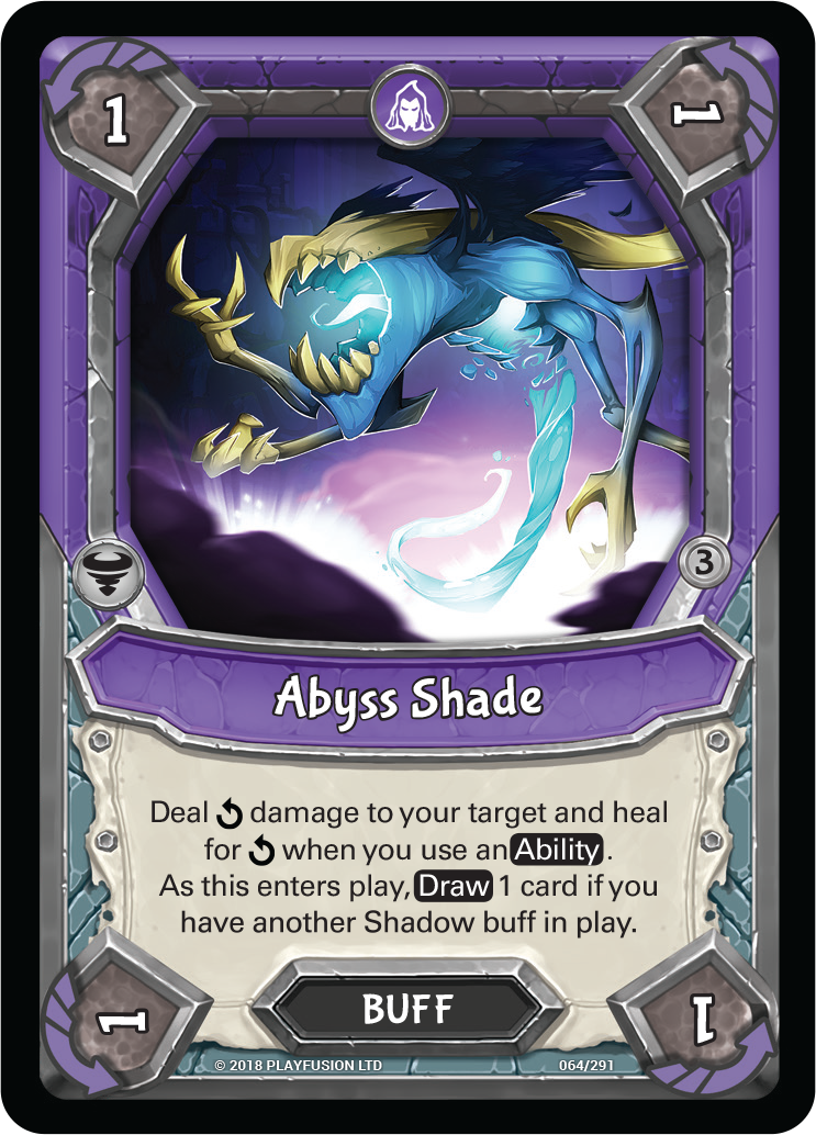 Abyss Shade (Unclaimed) - Kindred - Lightseekers TCG