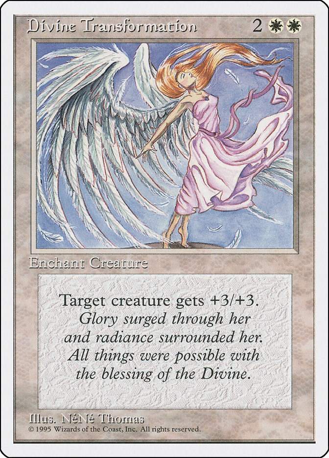 Divine Transformation - Fourth Edition - Magic: The Gathering