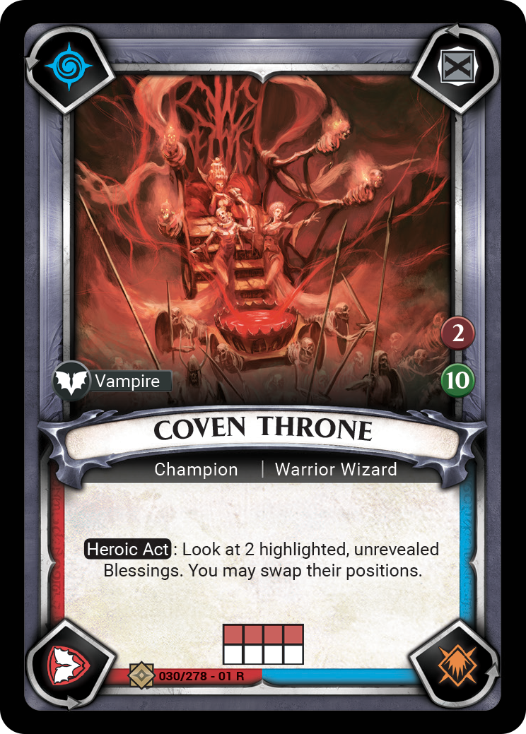 Coven Throne (Claimed) - Wave 1 - Warhammer Age of Sigmar Champions TCG