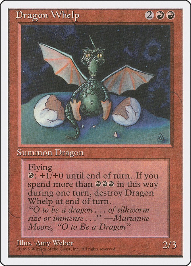 Dragon Whelp - Fourth Edition - Magic: The Gathering