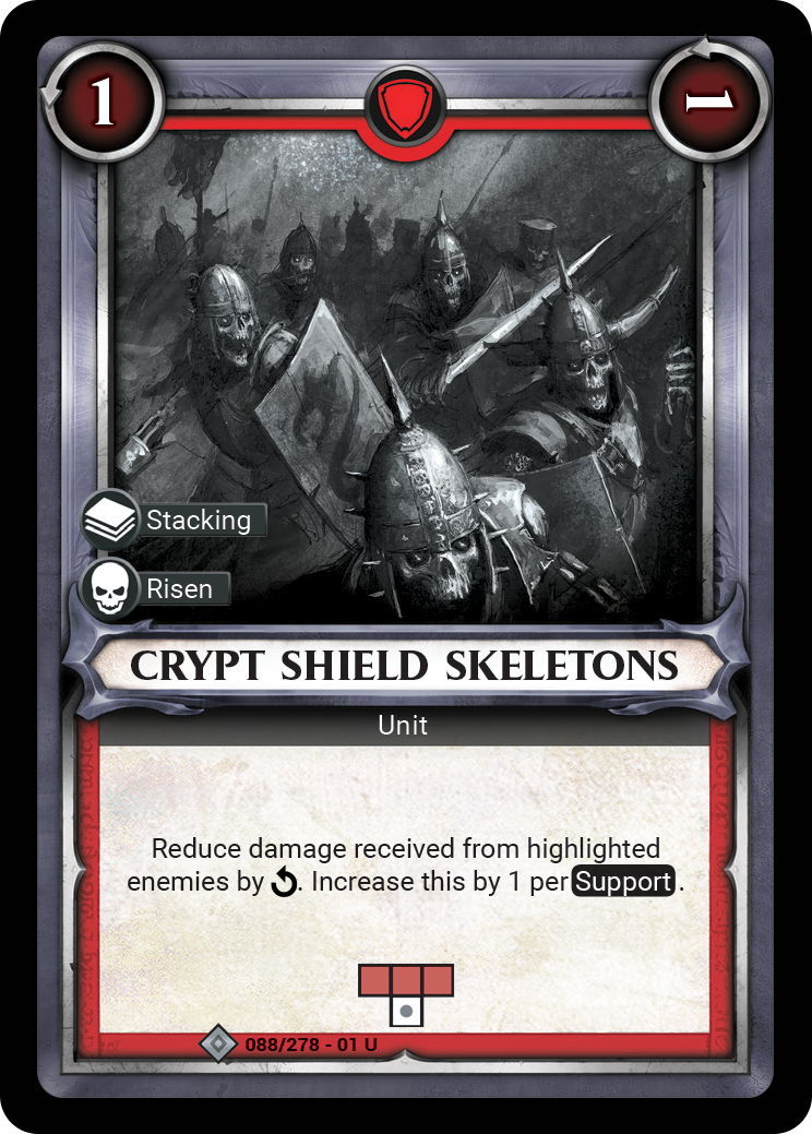 Crypt Shield Skeletons (Unclaimed) - Wave 1 - Warhammer Age of Sigmar ...