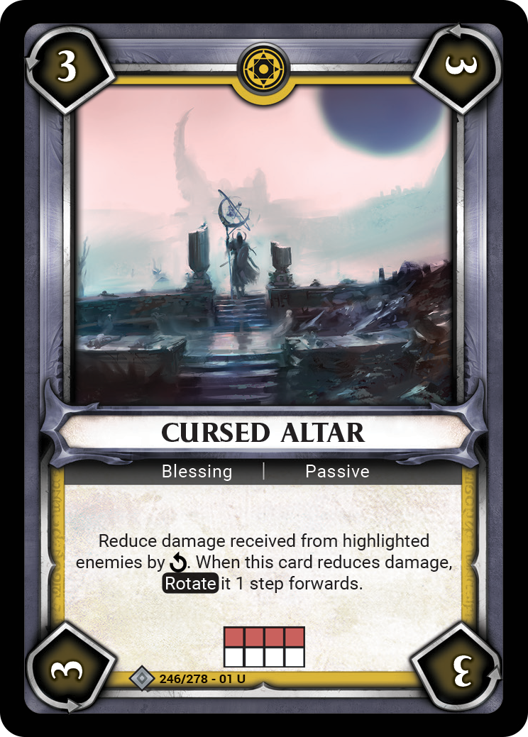 Cursed Altar (Unclaimed) - Wave 1 - Warhammer Age of Sigmar Champions TCG
