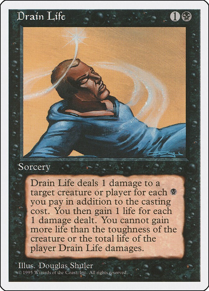 Drain Life - Fourth Edition - Magic: The Gathering
