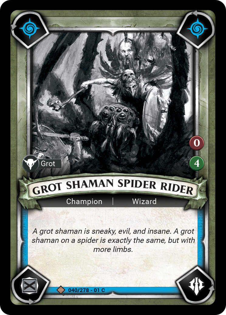 Grot Shaman Spider Rider (Unclaimed) - Wave 1 - Warhammer Age of Sigmar ...