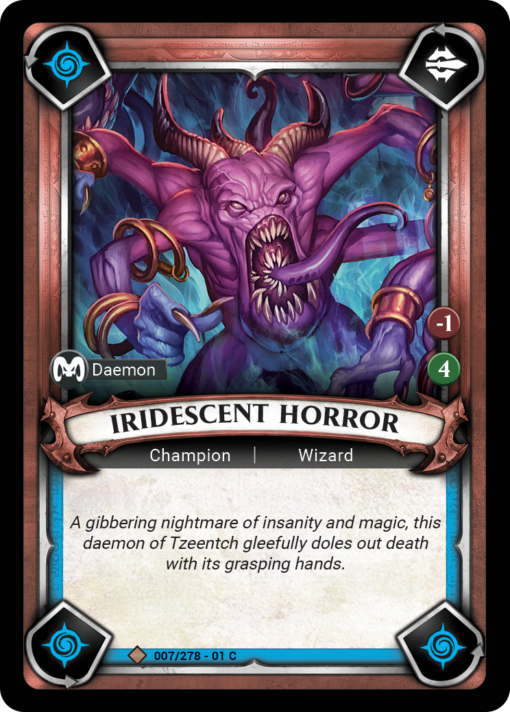 Iridescent Horror (Unclaimed) - Wave 1 - Warhammer Age of Sigmar ...