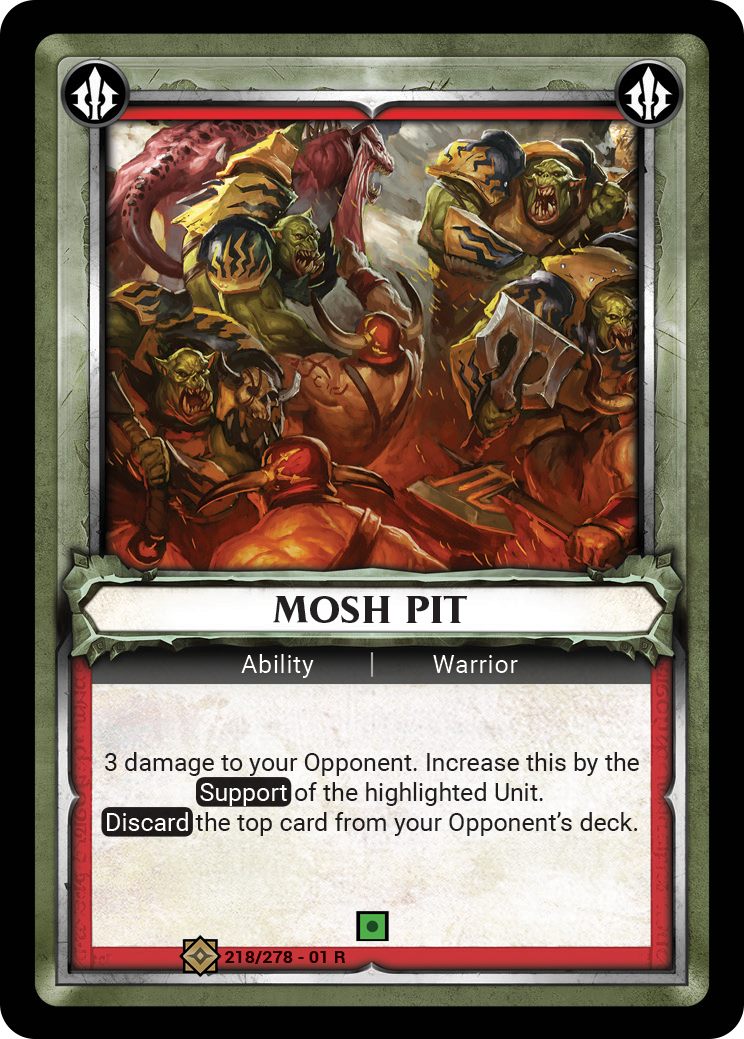 Mosh Pit (Claimed) - Wave 1 - Warhammer Age of Sigmar Champions TCG
