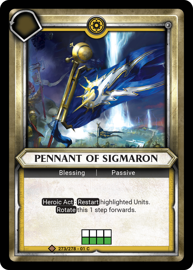 Pennant of Sigmaron (Unclaimed) - Wave 1 - Warhammer Age of Sigmar ...