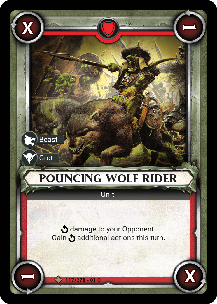 Pouncing Wolf Rider (Claimed) - Wave 1 - Warhammer Age of Sigmar ...