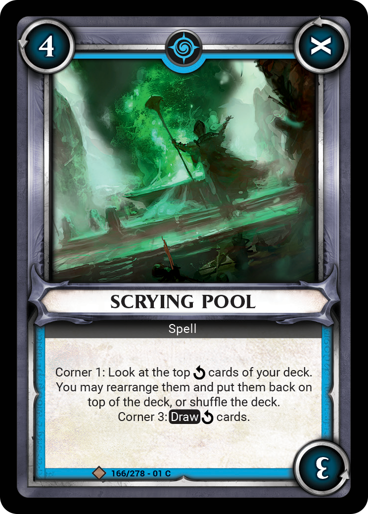 Scrying Pool (Claimed) - Wave 1 - Warhammer Age of Sigmar Champions TCG
