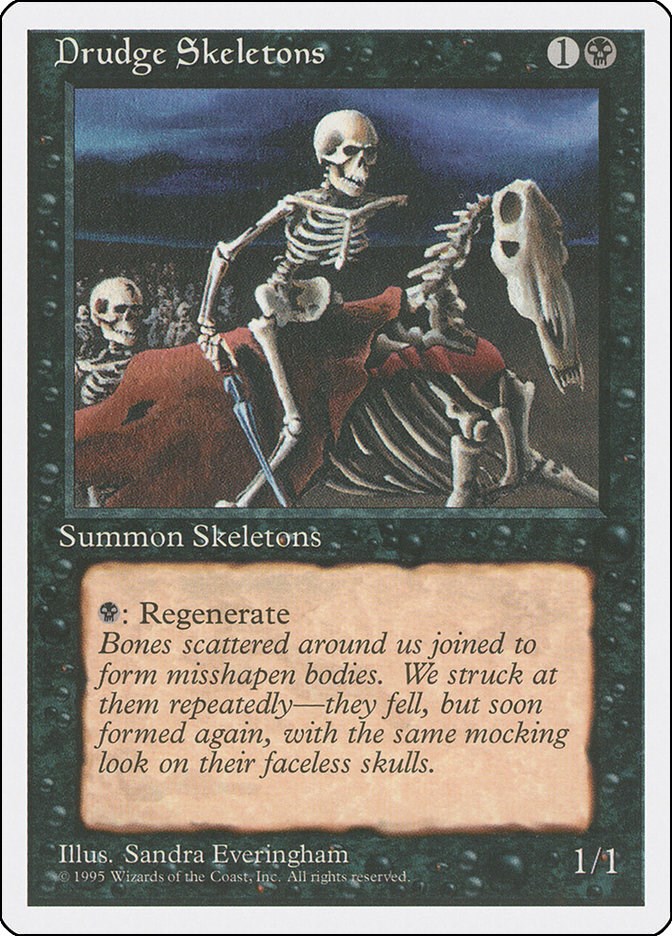 Drudge Skeletons - Fourth Edition - Magic: The Gathering