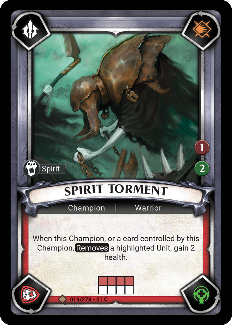 Spirit Torment (Claimed) - Wave 1 - Warhammer Age of Sigmar Champions TCG