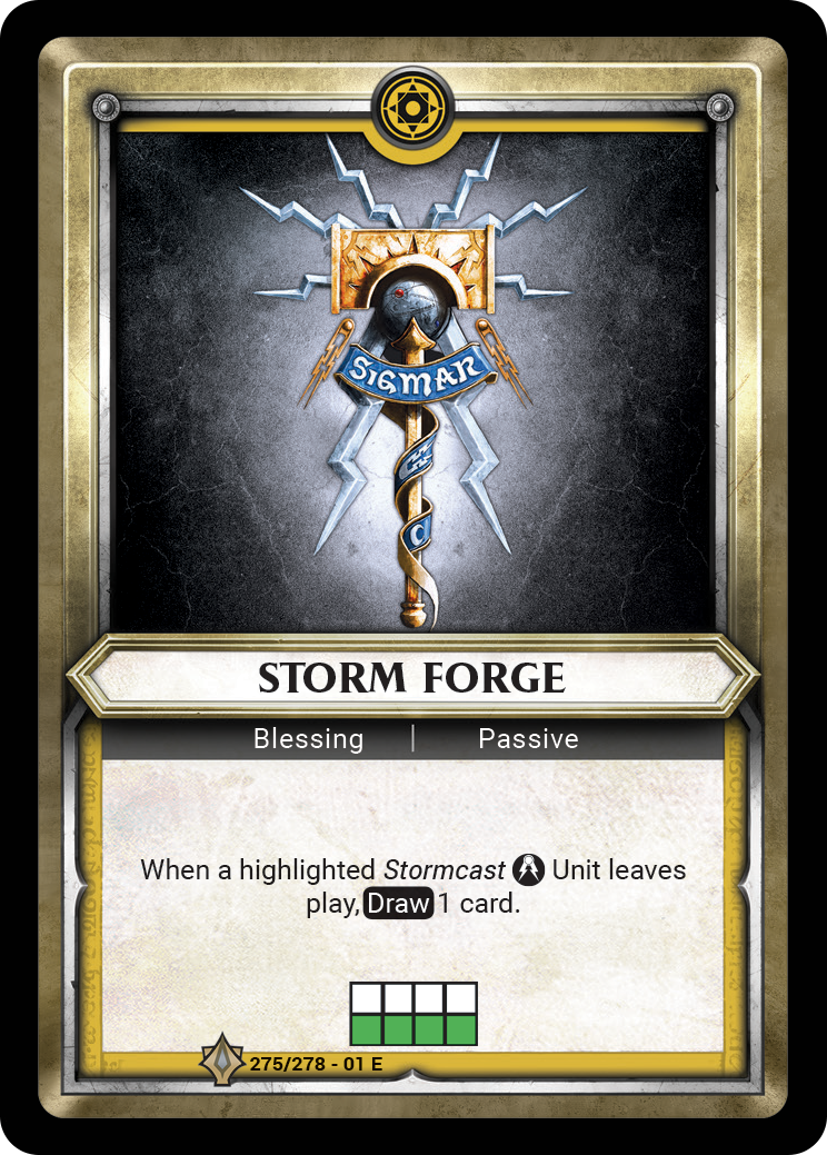 Storm Forge (Claimed) - Wave 1 - Warhammer Age of Sigmar Champions TCG