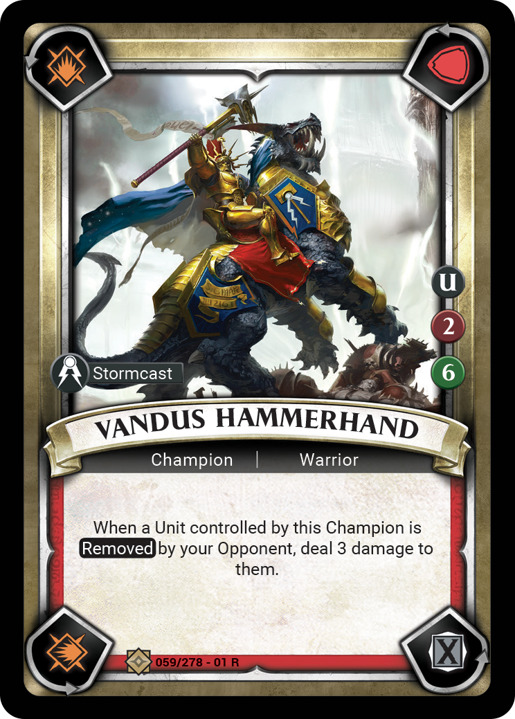 Vandus Hammerhand (Claimed) - Wave 1 - Warhammer Age of Sigmar ...