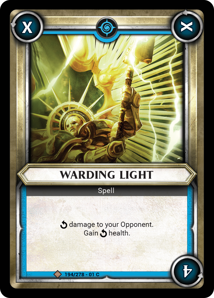 Warding Light (Unclaimed) - Wave 1 - Warhammer Age of Sigmar Champions TCG
