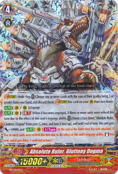 Absolute Ruler, Gluttony Dogma - Promo Cards - Cardfight Vanguard